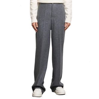 Jil Sander Mens Gray Wool Casual Pants