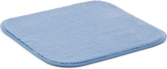 G&ouml;zze Premium Rutschfester Badteppich, RIO, 100% Microfaser, 50 x 45 cm - Blau