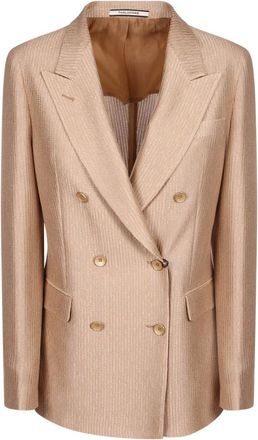 Tagliatore Femme, Vestes, Beige, Taille: 36 FR Blazer crois&eacute;