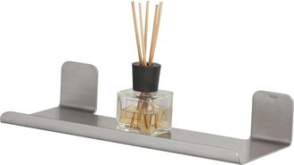 Tiger Colar Ablage zum Kleben, 30 cm, Edelstahl geb&uuml;rstet, mit integrierter Klebefolie zur Montage ohne Bohren, 1313330946