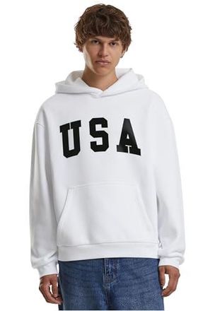 Mister Tee Mt3623-usa Fluffy Hoody Maillot de surv&ecirc;tement, Blanc, M Homme
