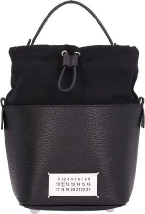 Maison Margiela Femme, Sacs, Noir, Taille: ONE Size 5AC Small Bucket Bag