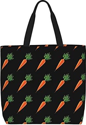 Generic Sac Fourre-Tout Carotte Dr&ocirc;le Sac Cabas Pliable Lavables Sacs &Agrave; Main, Pour &Eacute;cole, Voyage, Filles, Tous Les Jours