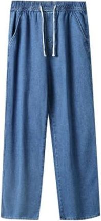 Generic Jean Homme Regular Pantalon Jeans Jeans Homme D&eacute;contract&eacute;s avec Coupe Droite et Taille &Eacute;lastique pour Un Confort Optimal et Un Style Urbain