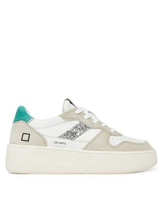 D.A.T.E. Sneakers Court W421-CP-VC Wei&szlig;