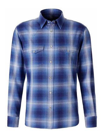 Tom Ford Chemise - Bleu Fonc&eacute;
