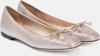 Jimmy Choo London Ballerines Elme à paillettes