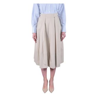 Woolrich Femme, Jupes, Beige, Taille: 38 FR Skirts