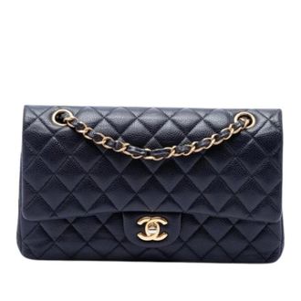 Chanel Pre-owned Sac Bandouli&egrave;re Classique Double Flap - Femme - Pre-owned - Bleu - Taille: ONE Size