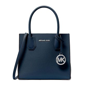 Michael Kors Blaue Pelztasche