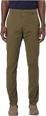 Dondup Homme, Pantalons, Vert, Taille: W30 Chinos Regular Fit Confortables