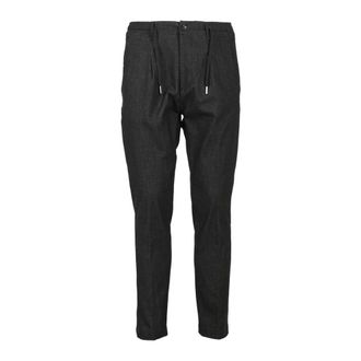 Cruna Gestreiftes Schn&uuml;r-Baumwolltop - - Trousers - Herren - Schwarzk - XL