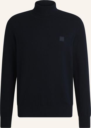 HUGO BOSS Rollkragenpullover Akiro blau