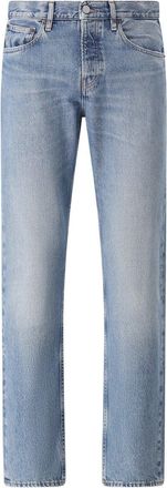 Frame Denim Mid-Rise Straight Jeans