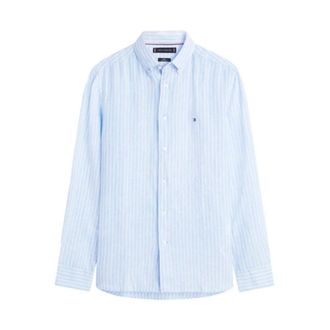 Tommy Hilfiger Stripe RF Shirt - - Shirts - Herren - Blau - M