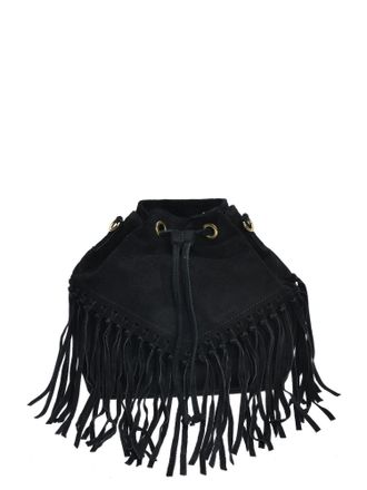 Roberta M Schwarz Rindsledertasche