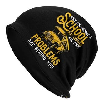 Generic Revers Bonnet Une Fois Que Vous Devenez Conducteur De Voiture Scolaire Doux Beanie Tricoté Respirant Knitted Hat pour Hiver La Rue Course