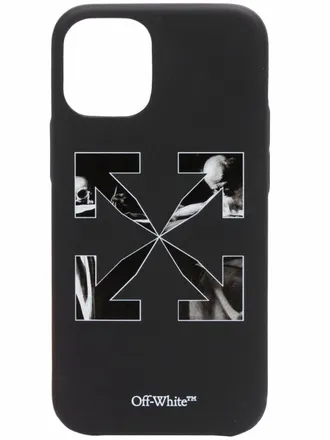 Off-white coque iPhone 12 Mini &agrave; imprim&eacute; Caravaggio Arrows - Noir