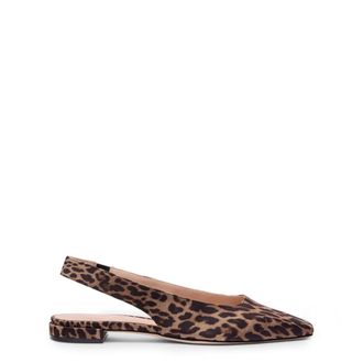 Stuart Weitzman Femme, Chaussures, Brun, Taille: 36 1/2 EU Ballerines Slingback Stassi