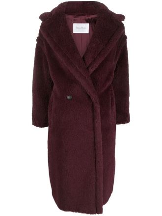 Max Mara manteau Tedgirl &agrave; boutonni&egrave;re crois&eacute;e - Violet