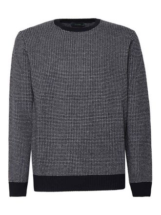 Zanone Pull Col Rond - Bleu