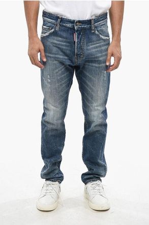 Dsquared2 Faded Effect Tapered Leg COOL GUY Jeans 16cm size 48