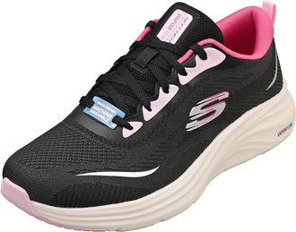 Skechers Damen Vapor Foam Smooth Ride Sneaker, Black Knit/Multi Trim, 41 EU