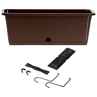 Prosperplast Camelia W Pot, Abmessungen (MM) 595x170x143, braune Farbe