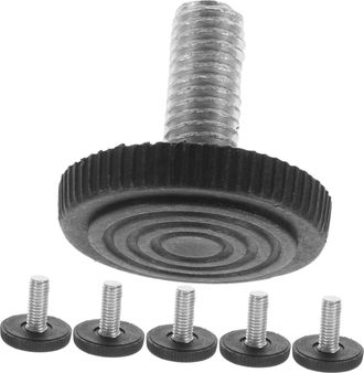 Soimiss 24 Stück Teilig Verstellbare Möbel nivellierfüße mit Gewinde Höhenverstellbare Tisch Stuhlbeine rutschfeste Möbelgleiter für Schränke Büro Wohn Esszim