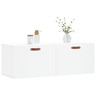 Generic Wandschrank, H&auml;ngeschrank mit viel Stauraum, Wandmontage Badschrank, Medizinschrank, Aufbewahrungsschrank f&uuml;r Wohnzimmer, Holzwerkstoff(Wei&szlig; (100 x 36