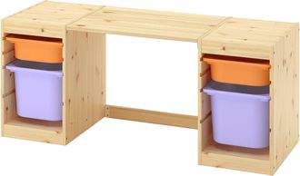 IKEA TROFAST Schreibtisch mit Boxen