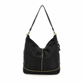 Campomaggi Femme, Sacs, Noir, Taille: ONE Size Monospalla Pelle Vacchetta