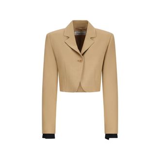 Max Mara Buono Cropped Blazer - - Jackets - Damen - Beige - S