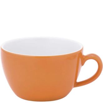 Kahla 204708A72556C Pronto Colore Cappuccino-Obertasse 0,25 l sunset orange|orange Tasse aus Porzellan