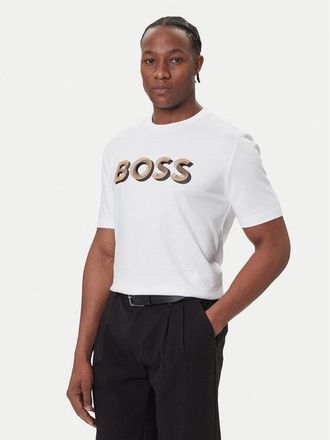 HUGO BOSS T-Shirt H-Thompson 656 50551902 Wei&szlig; Regular Fit