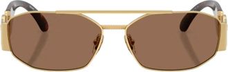 Versace unisex, Accessoires, Jaune, Taille: 58 MM Lunettes de soleil