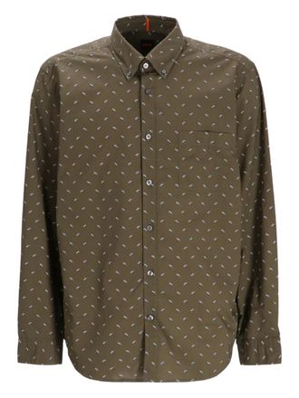 BOSS chemise &agrave; carreaux - Vert