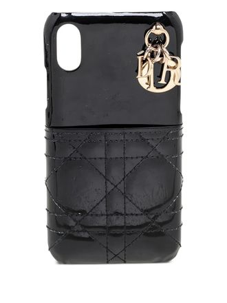 Dior coque diPhone X/XS Lady Dior - Noir