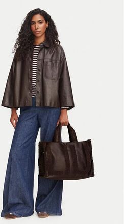 Liu Jo Handtasche L TOTE FAKE MONTONE 2F6037 E0021 Braun