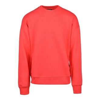 Diesel Baumwoll-Rundhals-Sweatshirt - - Sweatshirts & Hoodies - Herren - Rot - S