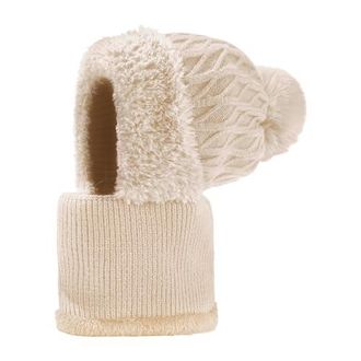 Generic Bonnet tricot&eacute; pour homme - &Eacute;charpe thermique 3D, chapeau dhiver tricot&eacute; r&eacute;sistant au froid, usage polyvalent, unisexe, chaud et respirant, cache-cou 