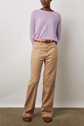 Gerard Darel Jean large lin et coton - CARANCE - Sable