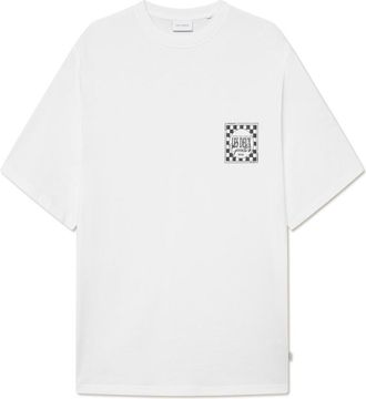 Les Deux T-Shirt aus einem Heavy-Baumwolljersey mit Prints in