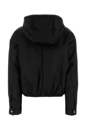 Prada Womens Black Re-Nylon Padded Jacket Nero Giubbini