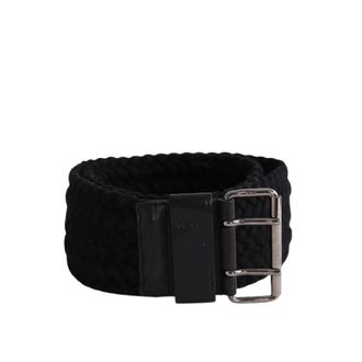 Prada Ceinture en coton Pre-owned - Femme - Pre-owned - Noir - Taille: ONE Size