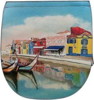 Dogo Femme Cuir Vegan Multicolore Sac dépaule - Eternal Swirl Motif