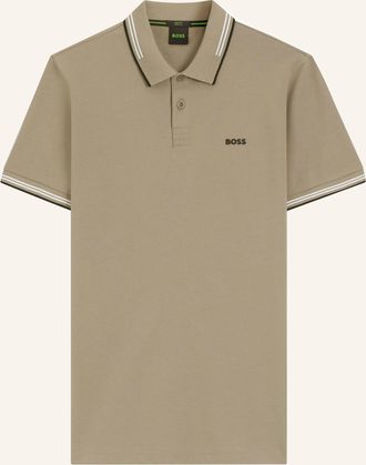 HUGO BOSS Piqu&eacute;-Poloshirt Paul Slim Fit gruen