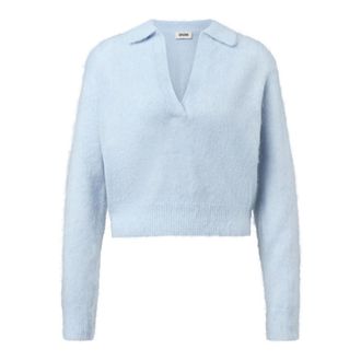 Drykorn V-Ausschnitt Strickware - - Knitwear - Damen - Blau - XS