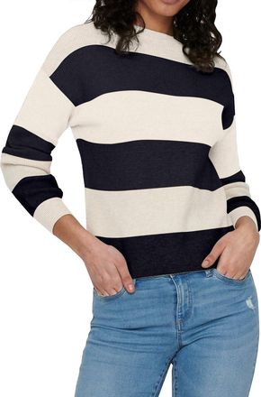 Only ONLATIA L/S Stripe Pullover KNT NOOS