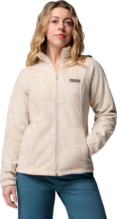 Columbia Benton Springs Jacke mit Rei&szlig;verschluss, Bedruckt, Au&szlig;enschicht Polyfleece, Slim Fit, auffallendes Design, praktische Eigenschaften - Damen